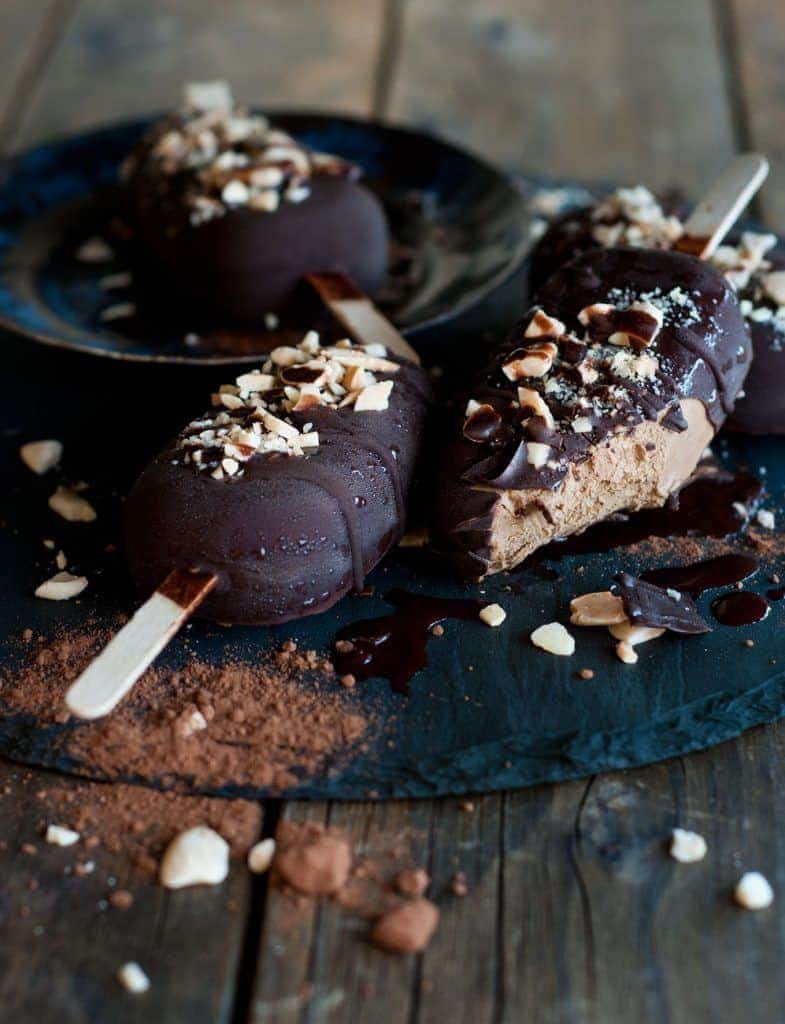 Helado magnu de choco y aguacate 100 % paleo y sin lácteos